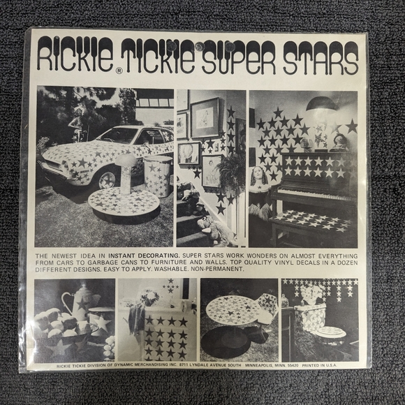 Rickie Tickie | Wall Decor | Rickie Tickie Super Stars Vintage Vinyl ...